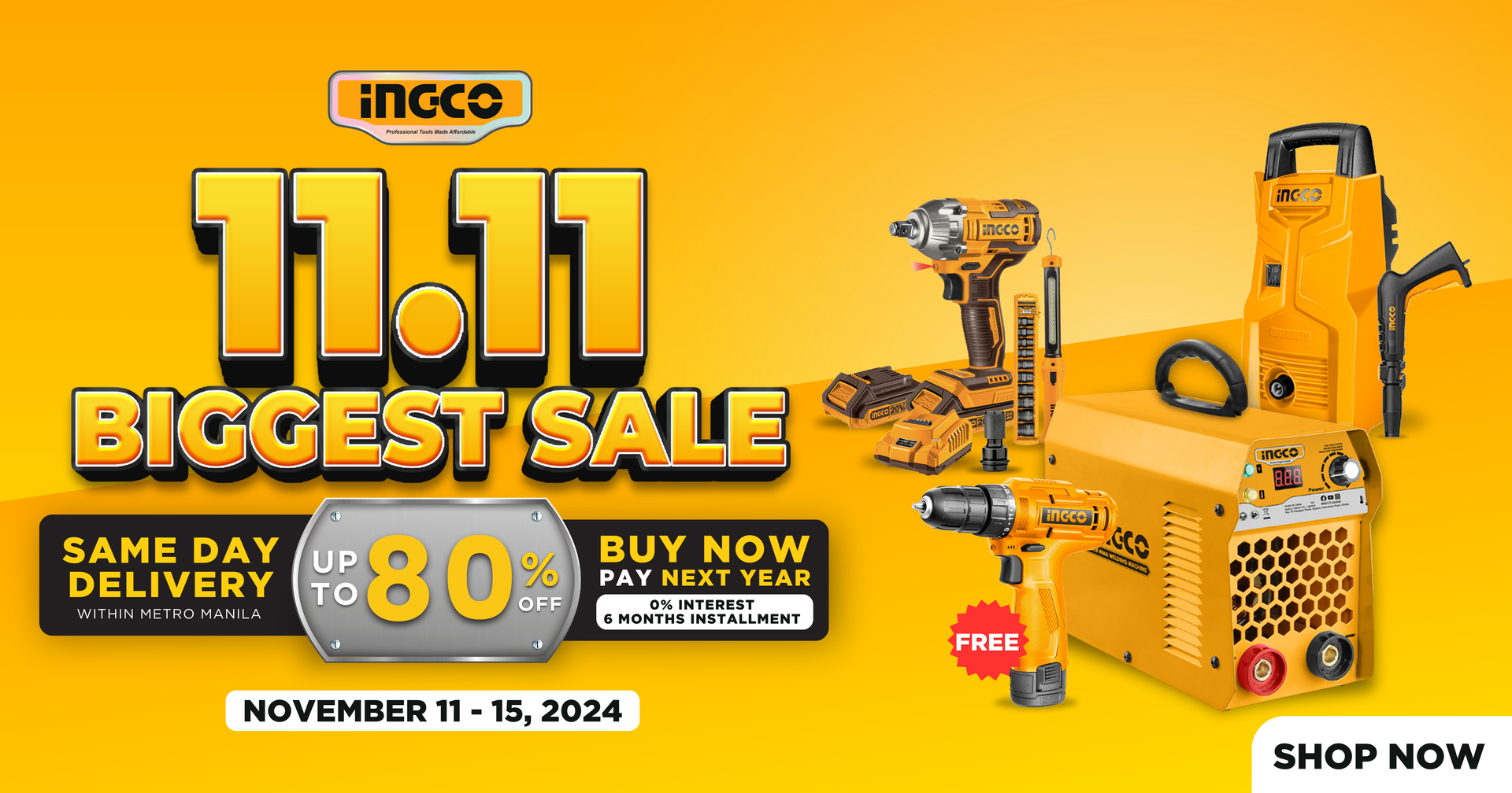 Ingco Philippines - Same Day Delivery – INGCO Philippines