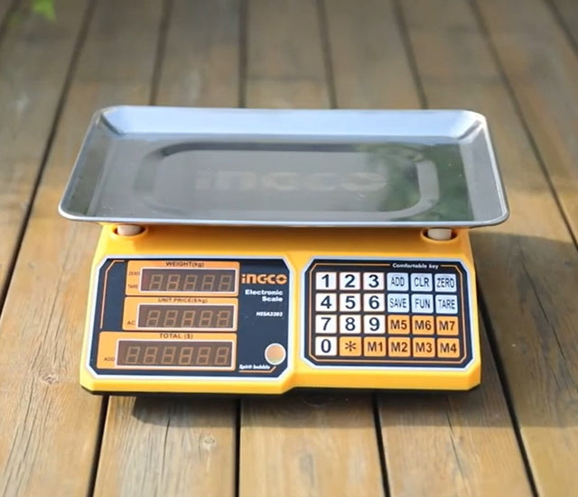 Ingco Rechargeable Electronic Digital Weighing Scale 30Kg HESA3303 ...