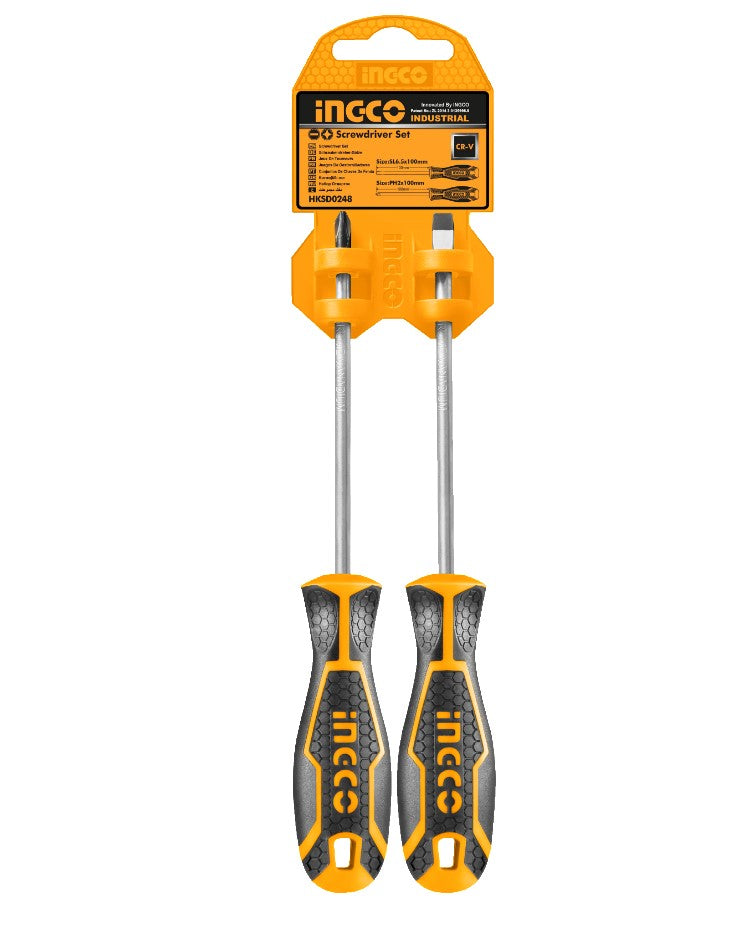 Ingco 5 Inch Screwdriver 2Pcs /Set HKSD0248 – INGCO Philippines