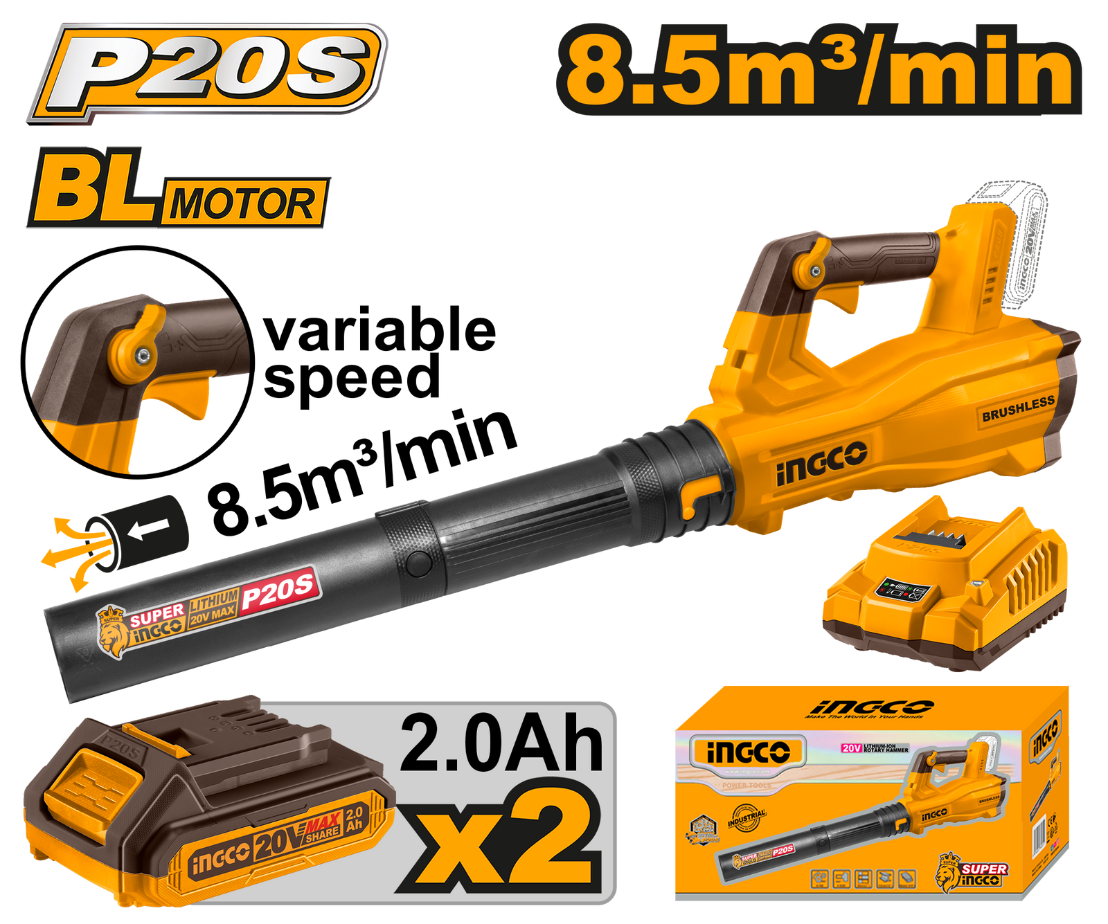 Cordless Blowers – INGCO Philippines