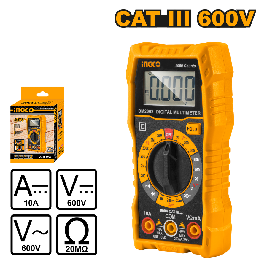 Electrical Testers & Multimeters – INGCO Philippines