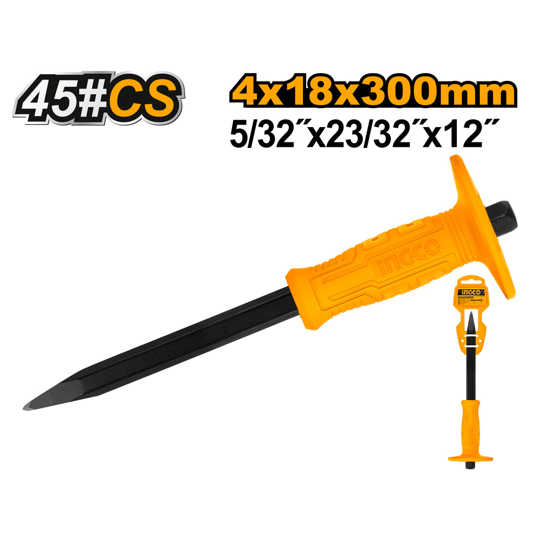 Ingco by Concrete Chisel 300 x 18 x 4mm HCC0841218 – INGCO Philippines