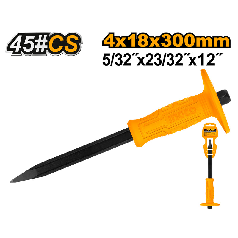 Ingco by Concrete Chisel 300 x 18 x 4mm HCC0841218 – INGCO Philippines