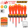Ingco 6 Pcs VDE Insulated Flat Phillips Handle Screwdrivers Set ...