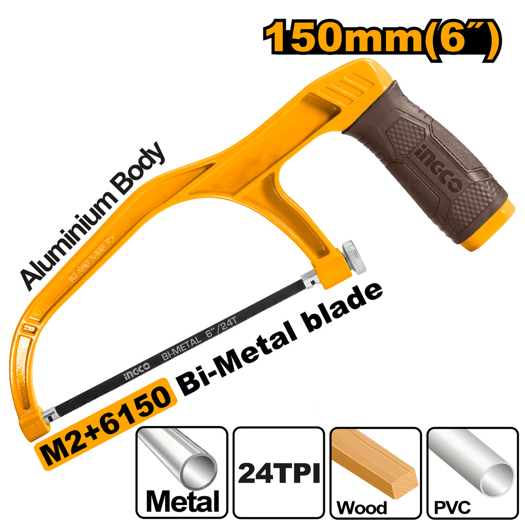 Ingco 6-Inch Mini Hacksaw Frame Saw MHHF1503 – INGCO Philippines