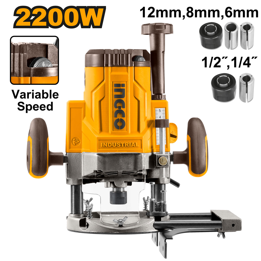 Ingco Industrial Electric Router 2200W RT22008 – INGCO Philippines