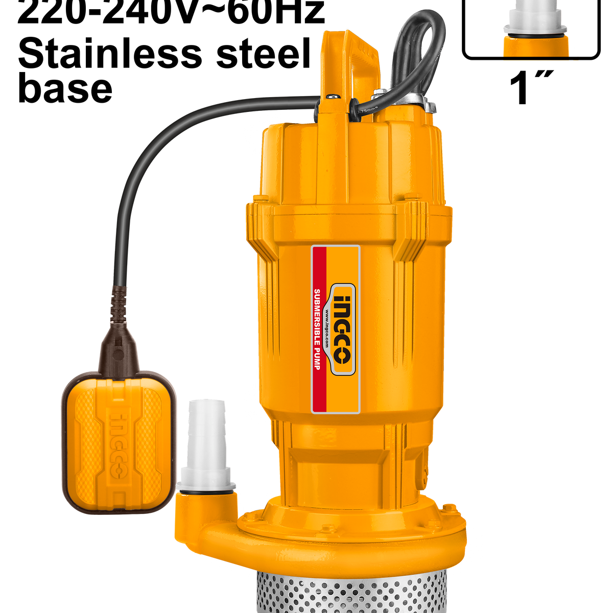 370W(0.5HP) | 550W (0.75HP) Submersible Water Pump SPC3708-5 | SPC5508 ...