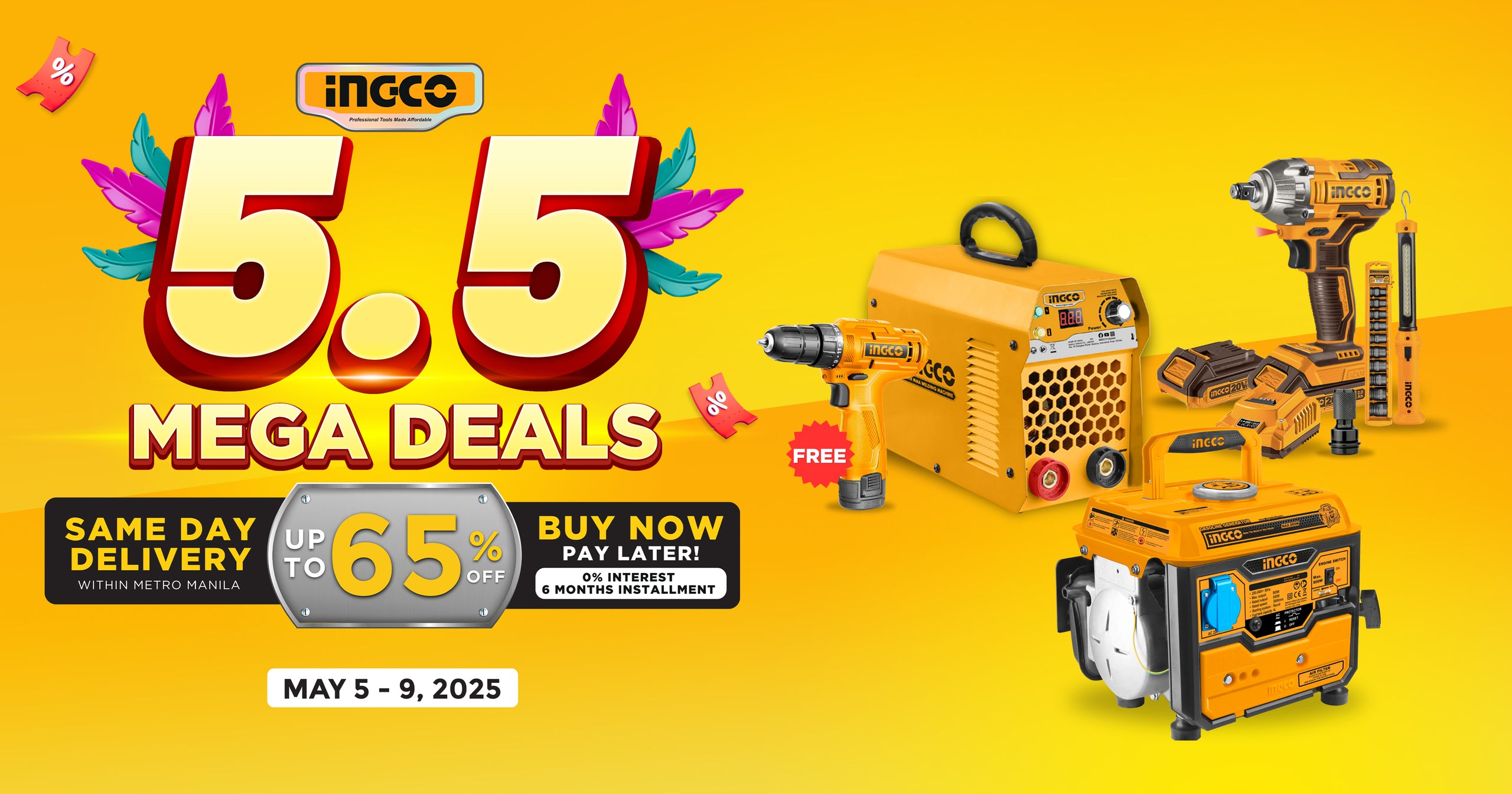 Ingco Philippines - Free & Same Day Delivery – INGCO Philippines