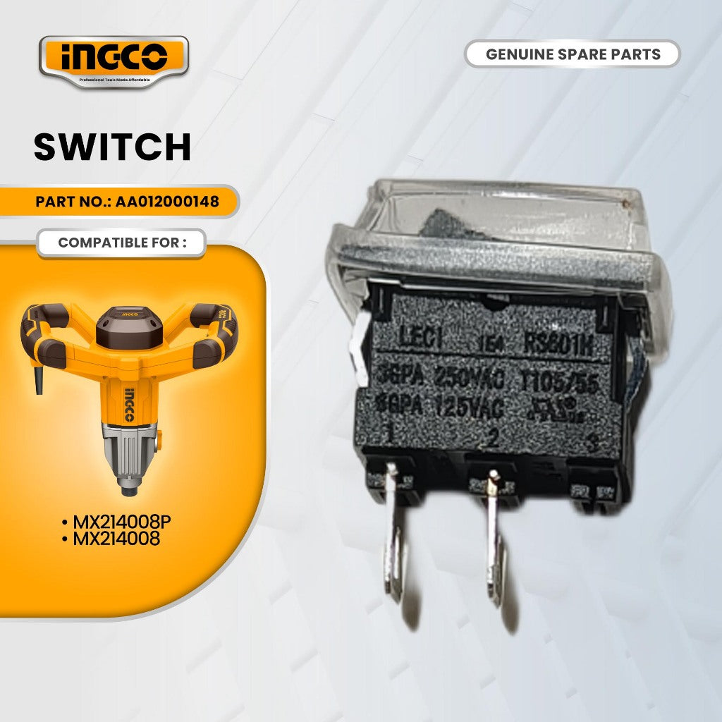 INGCO AA012000148 Switch for MX214008P Mixer 1400W ING-SP – INGCO ...