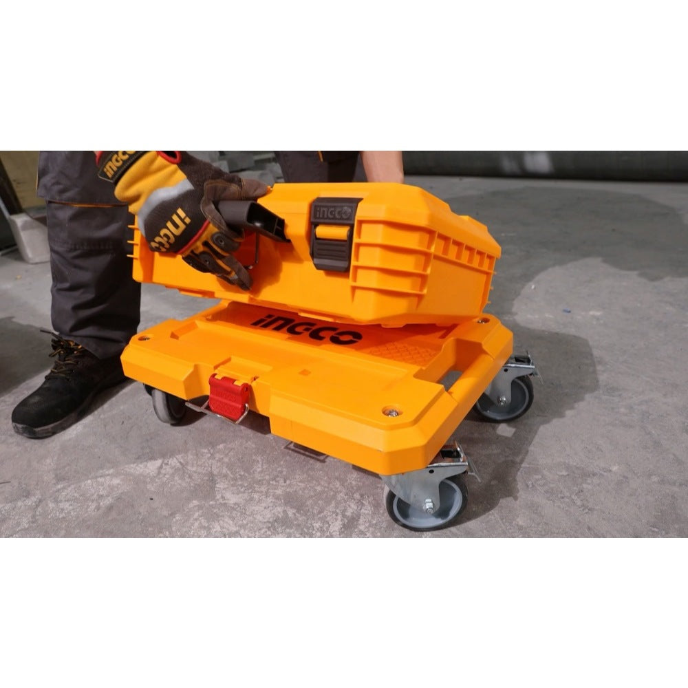 Ingco Rolling Board Load 100KG 537 x 360 x 170mm for Stackable Tool Bo ...
