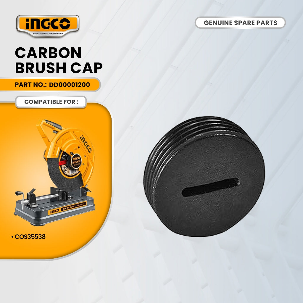 INGCO DD00001200 Carbon Brush Cap for COS35538 Cut-Off Machine 2350W I ...